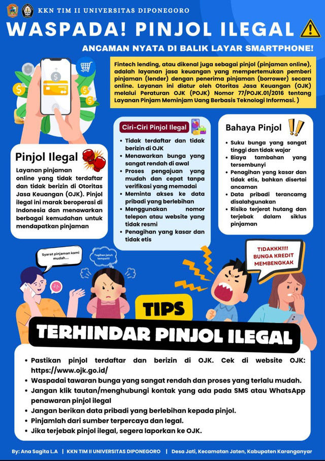 Mahasiswa KKN UNDIP Buka Mata Warga Desa Jati: Awas, Pinjol Ilegal Mengintai! | kumparan.com