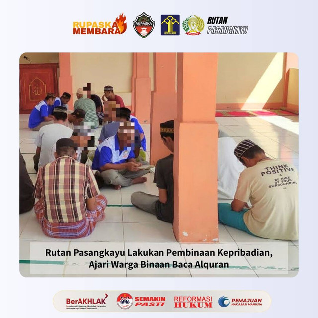 Rutan Pasangkayu Lakukan Pembinaan Kepribadian, Ajari Warga Binaan Baca ...