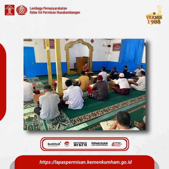 Masjid At-Tawwabun Lapas Permisan Adakan Pembinaan Kerohanian Tentang Sholawat d | kumparan.com