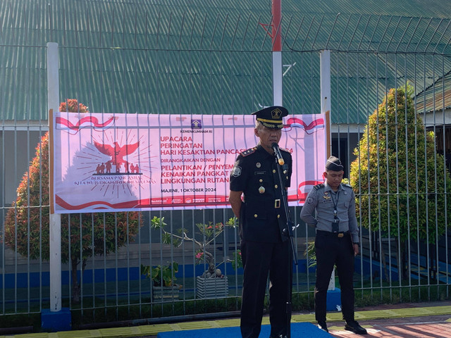 Rutan Majene Gelar Upacara Peringatan Hari Kesaktian Pancasila ...