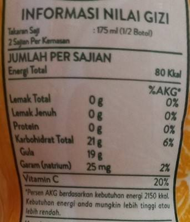 Informasi Nilai Gizi Kunci Jawaban IPA Kelas 8 Kurikulum Merdeka,