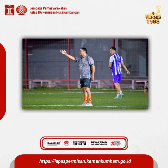 Tim Vermis FC Lapas Permisan Tampil di Turnamen Sixtrofeo Nusakambangan ...