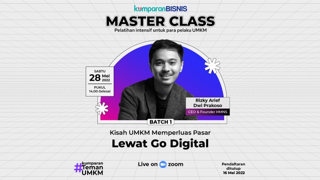 Day 2! Master Class 2022 Batch 1: Ada Cerita Sukses UMKM dari CEO HMNS ...