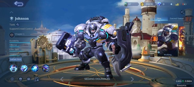 Johnson Mobile Legends, Ini Daftar Skill dan Cara Menggunakannya ...