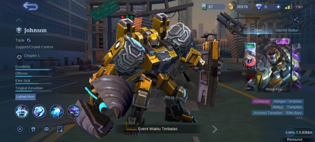 Johnson Mobile Legends, Ini Daftar Skill dan Cara Menggunakannya ...
