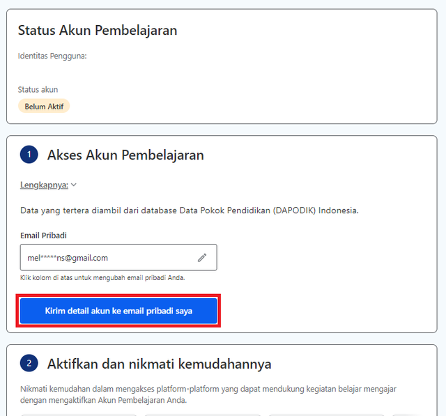 Cara Aktivasi Akun Belajar.id untuk Kegiatan Belajar Mengajar ...