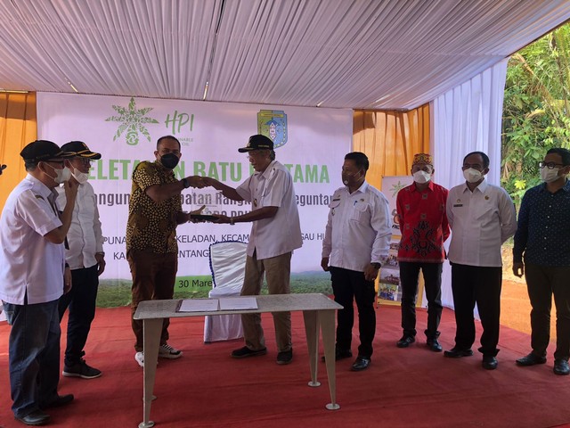 HPI Agro Bangun Jembatan di Beguntang, Hubungkan 10 Desa di Perbatasan ...
