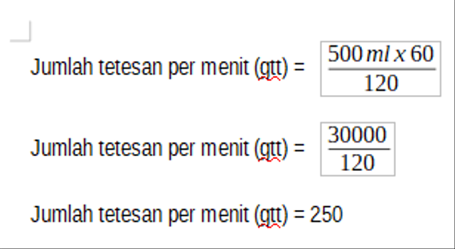 Cara Menghitung Tetesan Infus yang Benar Sesuai Petunjuk Medis ...