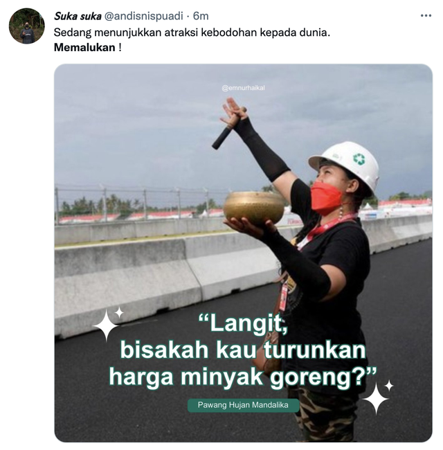 Viral Pawang Hujan di Mandalika, Memalukan atau Membanggakan ...