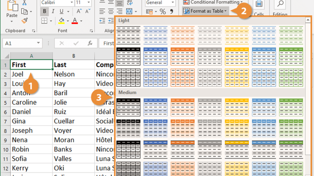 Cara Membuat Tabel di Excel dengan Rumus | kumparan.com