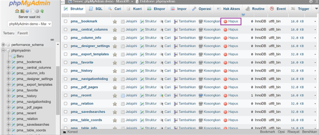 Cara Menghapus Database di phpMyAdmin | kumparan.com