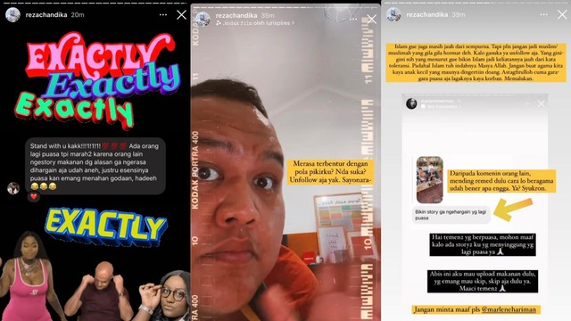 Geram dengan Salah Satu Komentar di IG, Reza Chandika Beri Balasan ...