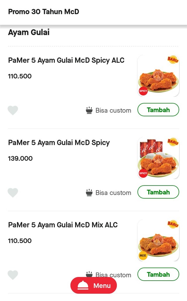 Viral! Menu Ayam Gulai McD Hadir Lagi? Netizen: Ya Allah Yeay ...