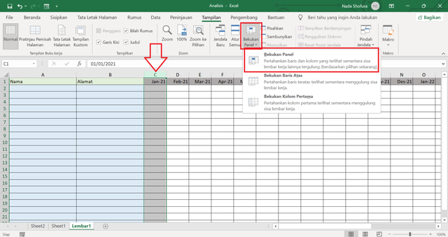 Cara Freeze Excel Kolom dan Baris dengan Cepat dan Mudah | kumparan.com