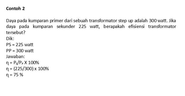 Rumus Transformator Lengkap dengan Pengertian dan Contoh Soalnya ...