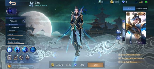 Harga Ling Collector Skin dan Cara Mendapatkannya | kumparan.com