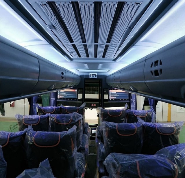 Intip Begini Mewahnya 10 Bus Baru PO NPM Kebanggaan Orang Minang ...