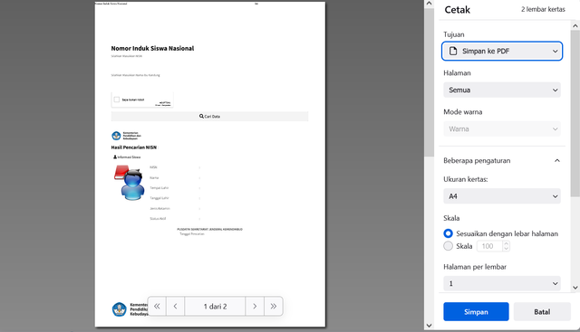 Print Out NISN, Begini Cara Mudahnya | kumparan.com