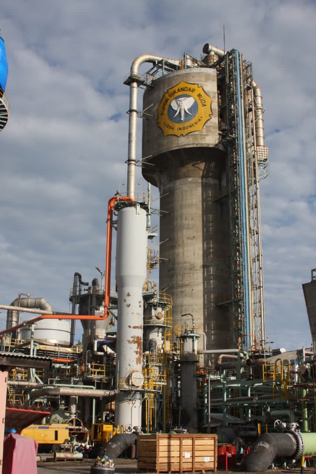 Pabrik Pupuk Iskandar Muda Beroperasi Lagi Setelah 10 Tahun Mati ...