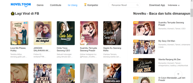 Situs Baca Novel Online Gratis Bahasa Indonesia | kumparan.com
