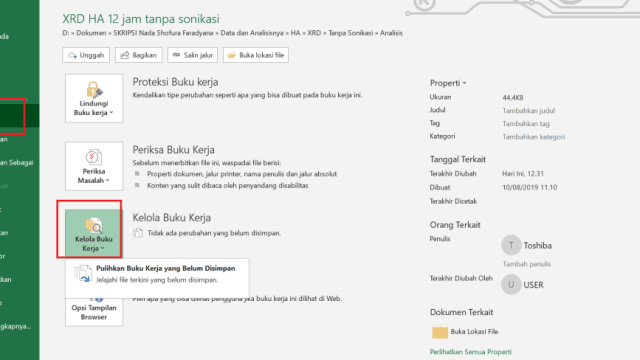 Cara Mengembalikan File Excel yang Sudah di Save | kumparan.com Cara Mengembalikan File Excel yang Sudah di Save | kumparan.com