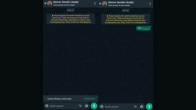 Cara Batal Hapus Chat 'Delete for me' di WhatsApp | kumparan.com
