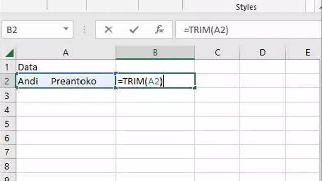 Cara Menghilangkan Spasi di Excel dengan Berbagai Fungsi | kumparan.com