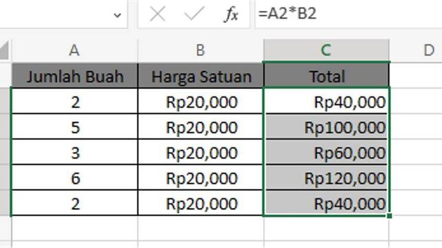 Cara Mengalikan di Excel, Bisa Pakai Dua Rumus Ini | kumparan.com