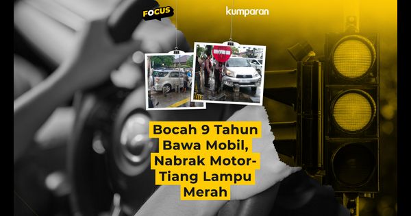 Bocah 9 Tahun Bawa MobIl, Nabrak Motor | kumparanplus