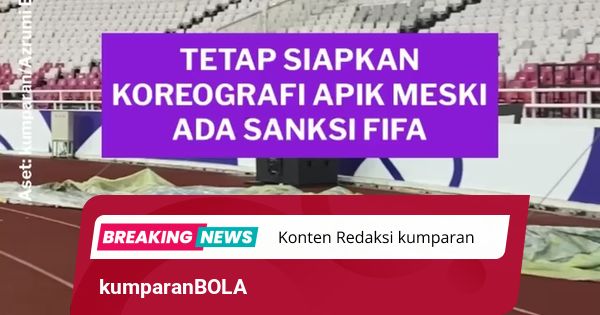 Suporter Timnas Indonesia Siapkan Koreografi Apik