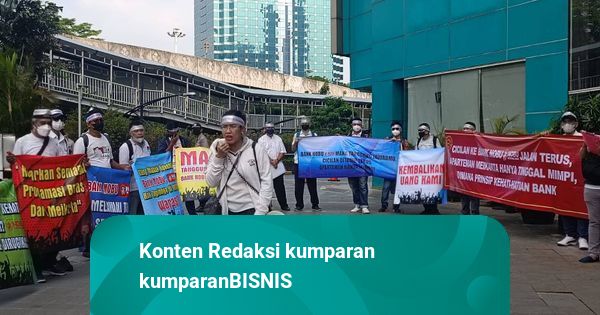 Konsumen Meikarta Demo di Depan Bank Nobu: Kami Minta Uang Dikembalikan ...