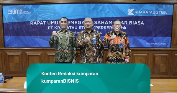 Purwono Resmi Dirut Krakatau Steel Gantikan Silmy Karim, 2 Direksi Baru ...