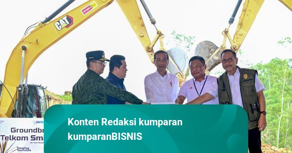 Jokowi Groundbreaking Telkom Smart Office, Harap IKN Jadi Kota World ...