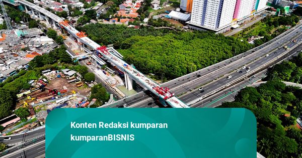 Waskita Karya Selesaikan Jalur Layang LRT di Atas Jalan Tol Ir Wiyoto ...
