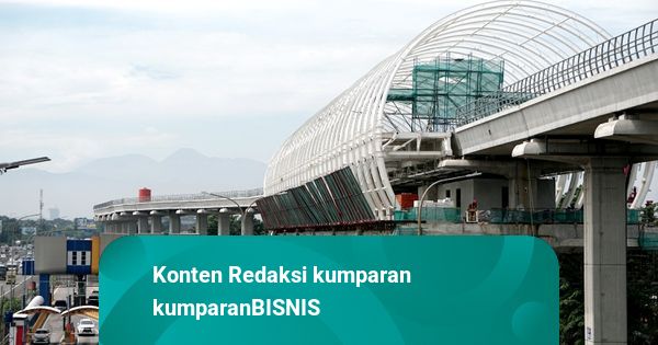 Foto: Melihat Perkembangan Proyek Stasiun LRT Kampung Rambutan ...