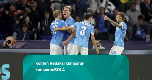 Foto: Brace Rasmus Hojlund Bawa Napoli Tekuk Sporting CP di Liga ...