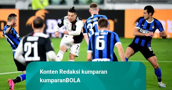Juventus vs Inter Milan Tanpa Penonton, Ronaldo Tos dengan Maskot Tim ...