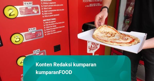 Unik! Brand AS Ini Bikin Vending Machine Khusus Pizza, Bisa Matang ...