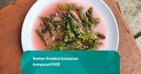Kriuk-kriuk Rujak Rumput Laut Bulung Boni dengan Kuah Pindang Khas Bali ...