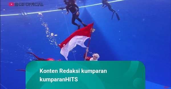 Kenakan Kostum Mermaid, Ria Ricis Kibarkan Bendera Merah Putih di Dalam ...