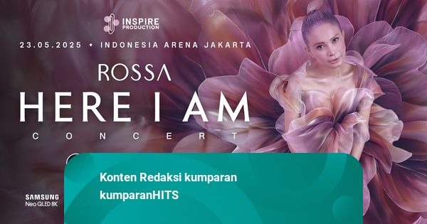 Rossa Gelar Konser Here I Am di Indonesia Arena 23 Mei 2025 | kumparan.com