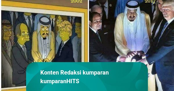 Hoaxbuster: The Simpsons Prediksi Momen Donald Trump dan Raja Salman ...