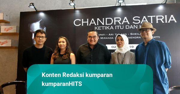 Gelar Konser Perdana, Chandra Satria Gandeng Tohpati dan Sheila Majid ...