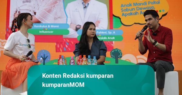 Mami Kenkulus Bagi Tips Biasakan Anak Mandi dengan Benar di Festival ...