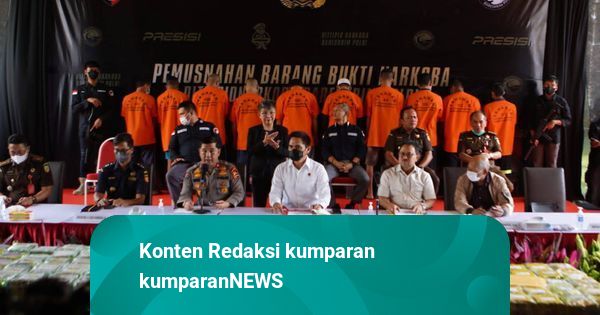 Bareskrim Polri Musnahkan 269,707 Kg Sabu Hasil Pengungkapan 3 Kasus ...