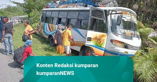 Bus Angkut 25 Penumpang di Lintas Seram-Ambon Hantam Gunung karena Rem ...