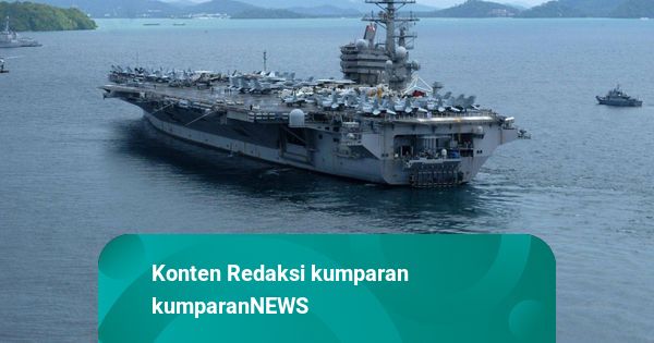 Cuaca Buruk, Kapal Induk AS USS Ronald Reagan Batal Berlabuh di Bali ...