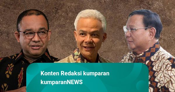 Survei LSI 3 Capres: Ganjar 37%, Prabowo 35,3%, dan Anies 22,2% ...