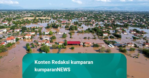 Foto: Yunani Digenangi Lumpur Usai Badai Daniel | kumparan.com