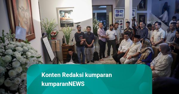 Foto: Prabowo Melayat ke Rumah Duka Rizal Ramli | kumparan.com